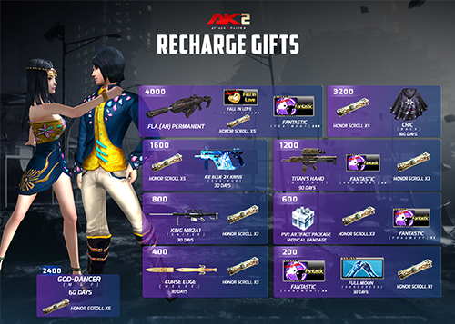 Recharge-gifts | Attack Online